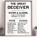 Vintage Bar Poster ALCOHOL PROHIBITION POSTER Whisky Beer, Bar Art ...
