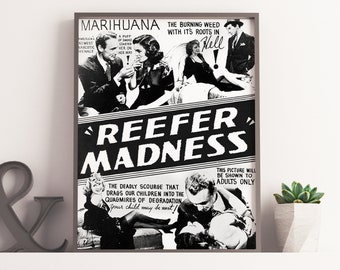 Vintage Weed Poster - Etsy