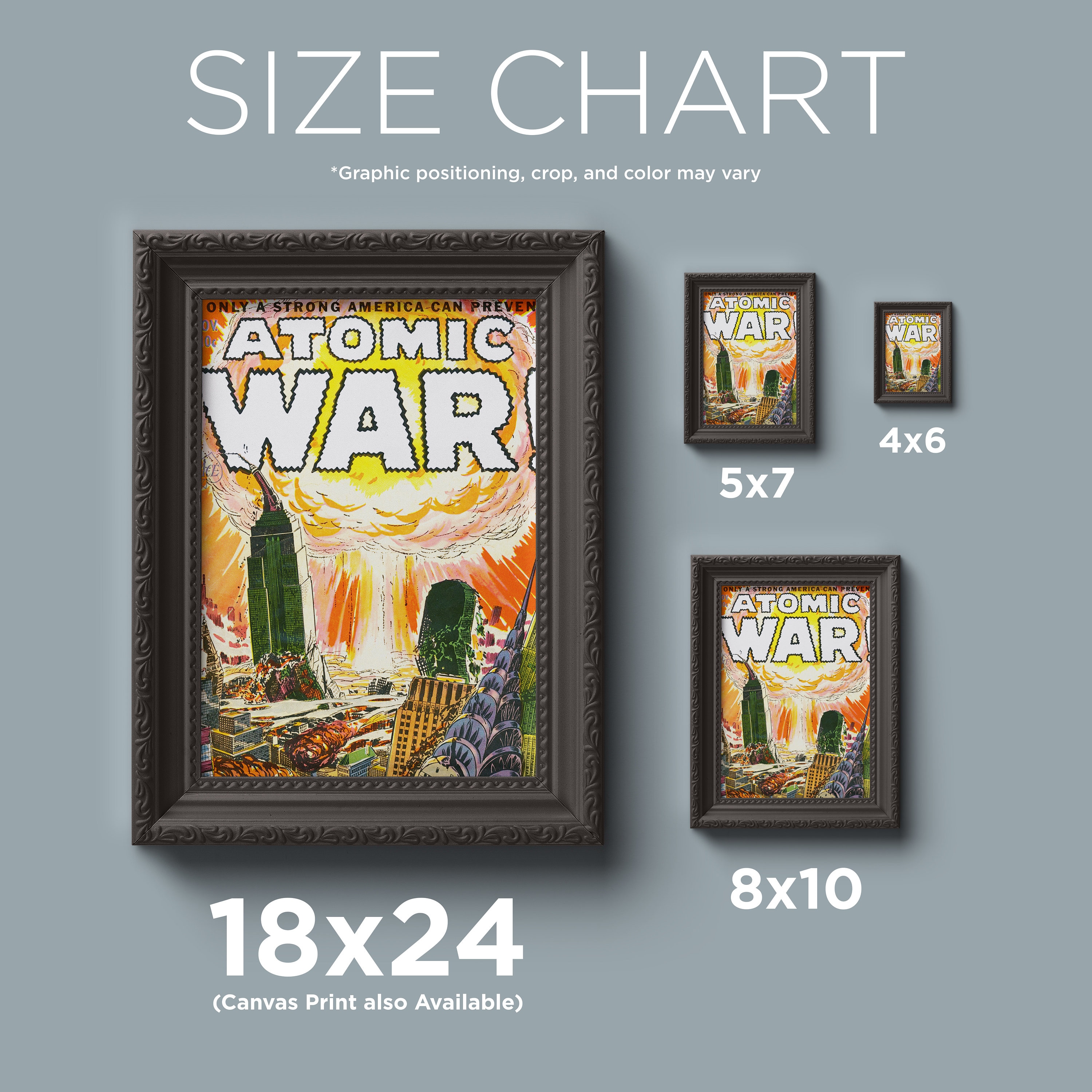 VINTAGE PROPAGANDA POSTER Atomic War New York City Atomic | Etsy