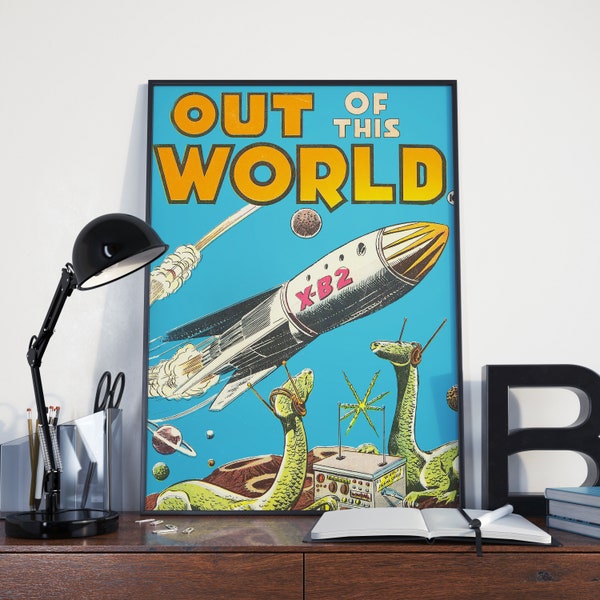 Retro Science Art - Etsy