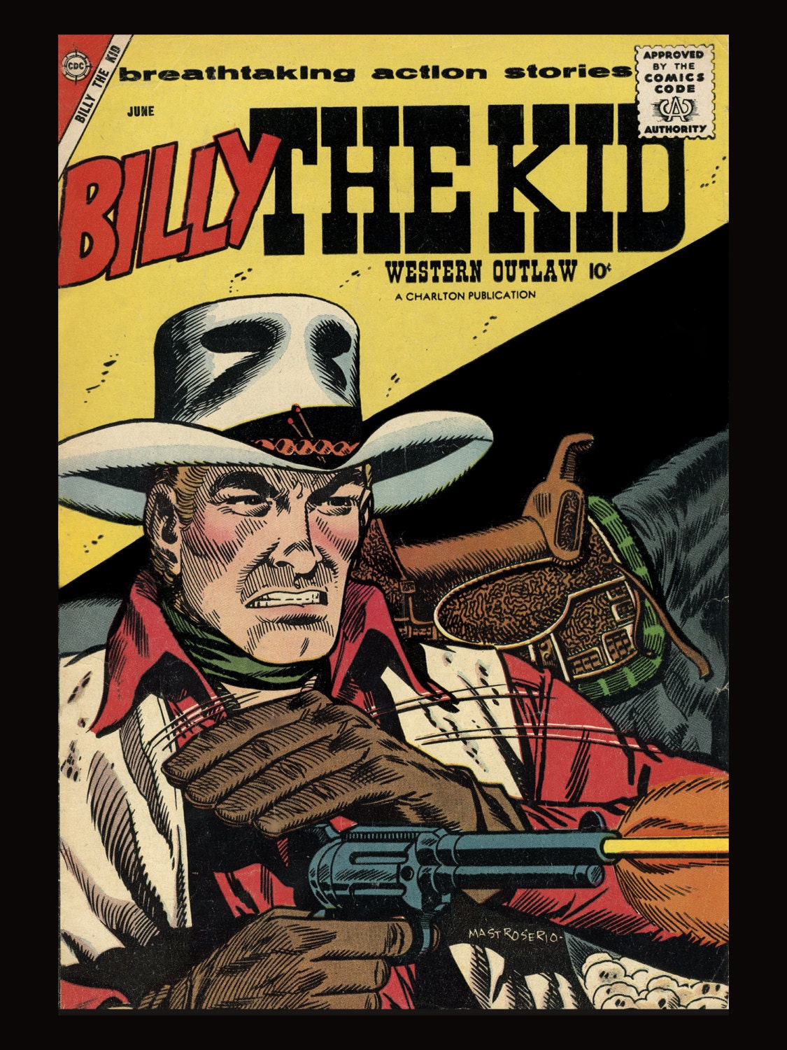 VINTAGE WESTERN POSTER Billy The Kid Quality Reproduction. | Etsy