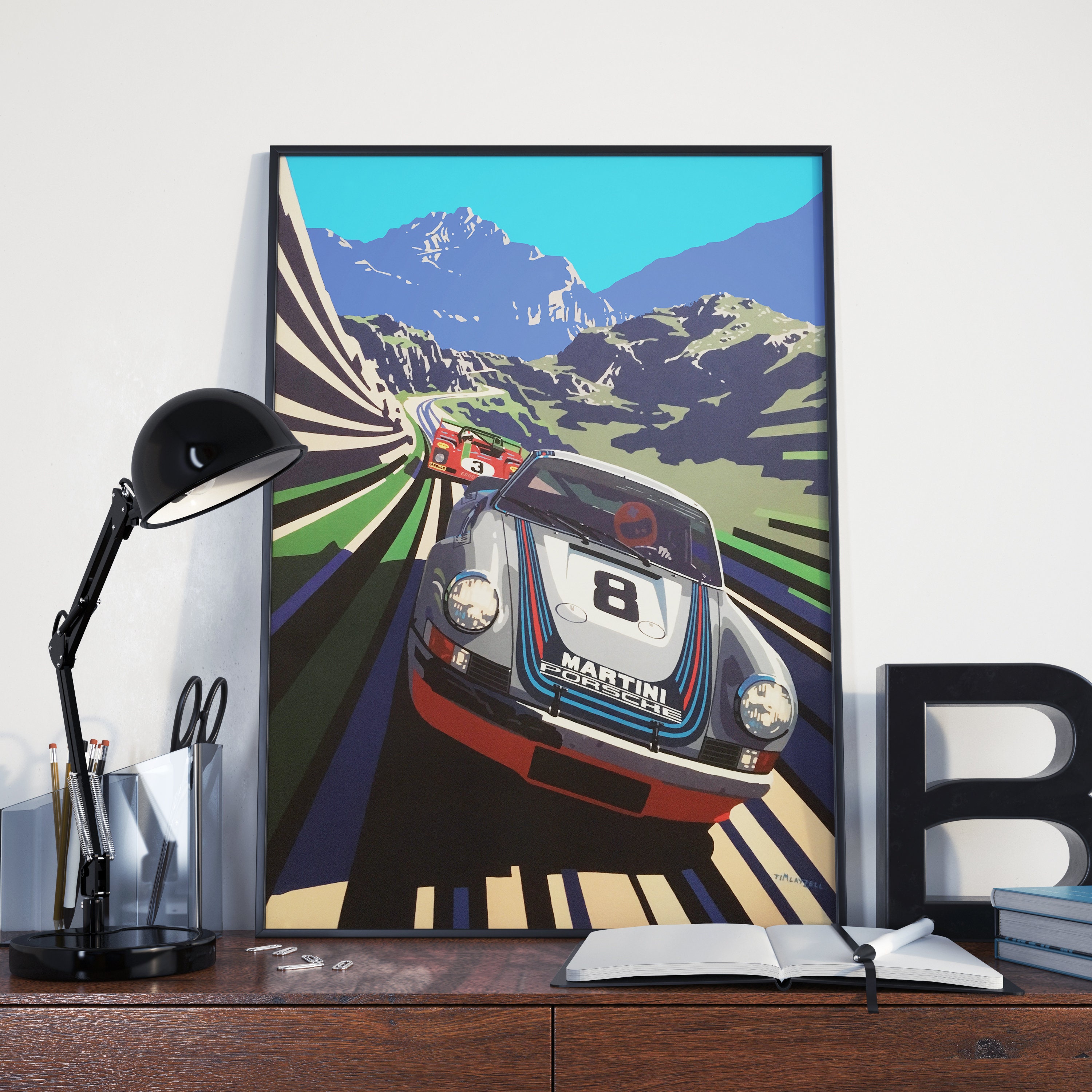 VINTAGE CAR POSTER Vintage Poster Vintage Car Auto Race | Etsy