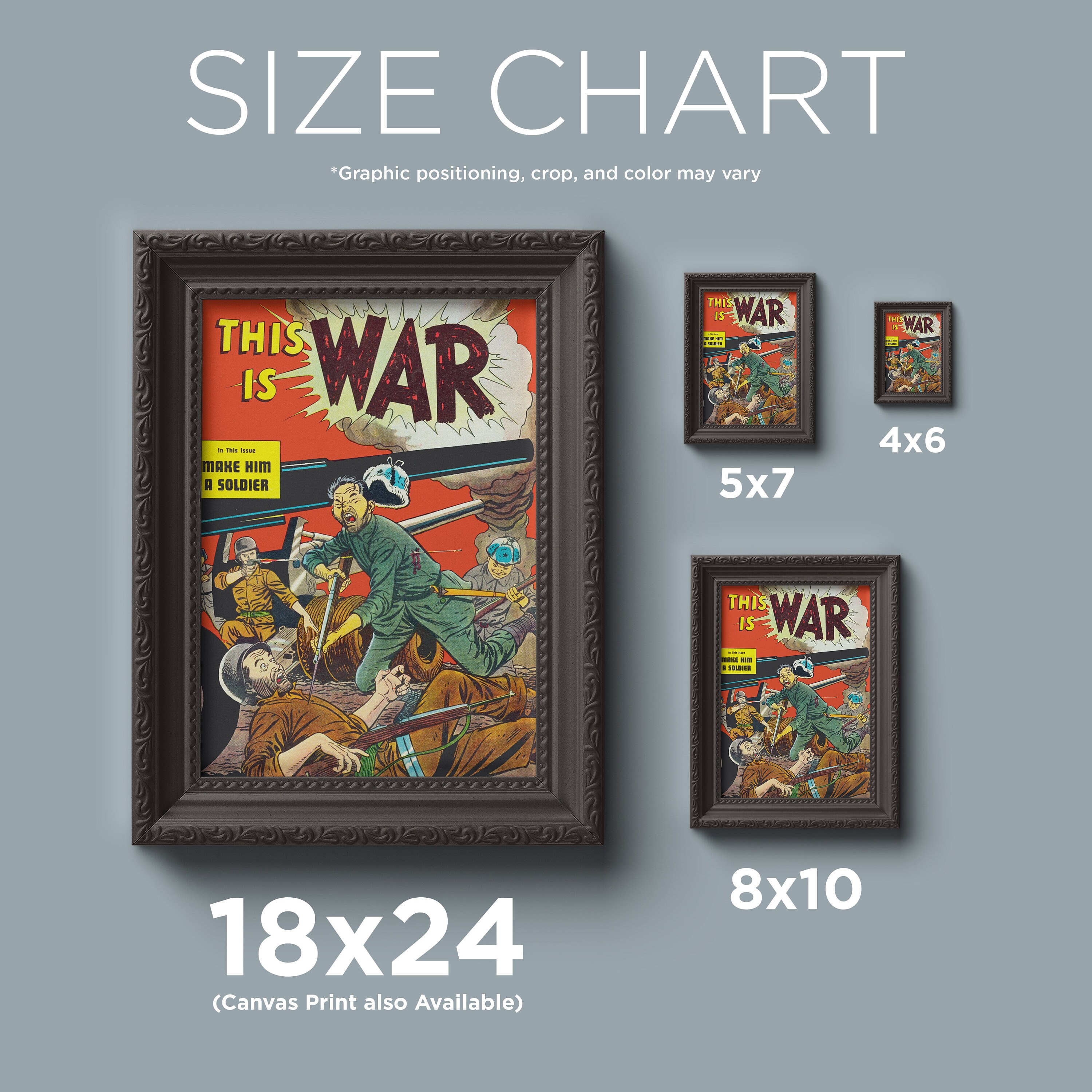 VINTAGE MILITARY POSTER This is War Vintage World War 2 Army | Etsy