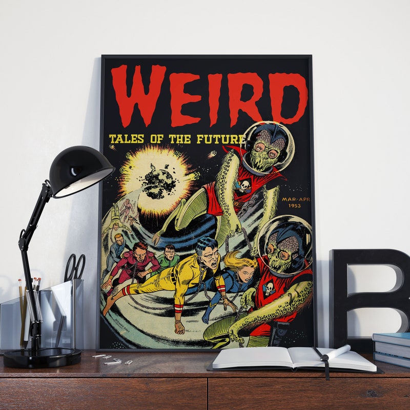 Weird Science Wall Art Etsy 7618