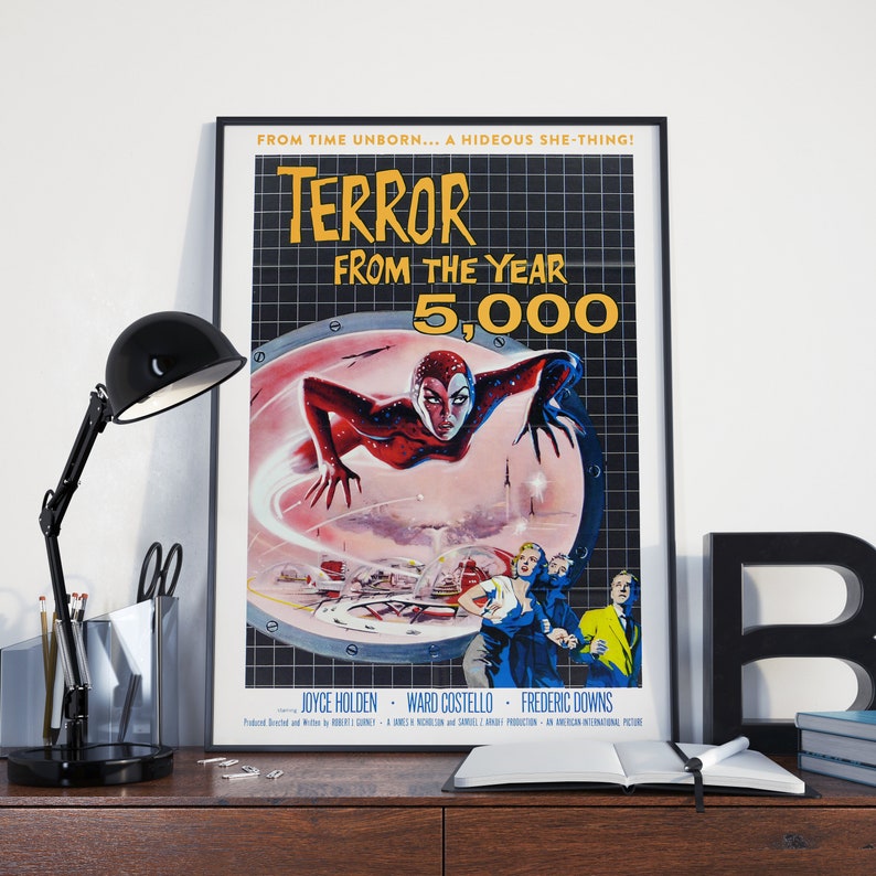 VINTAGE MOVIE POSTER Terror From the Year 5000. Vintage / - Etsy