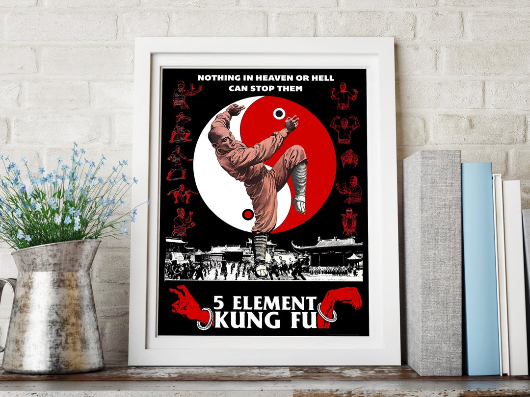 KUNG FU MOVIE Poster / Art Print - Vintage Karate / Kung Fu Movie ...
