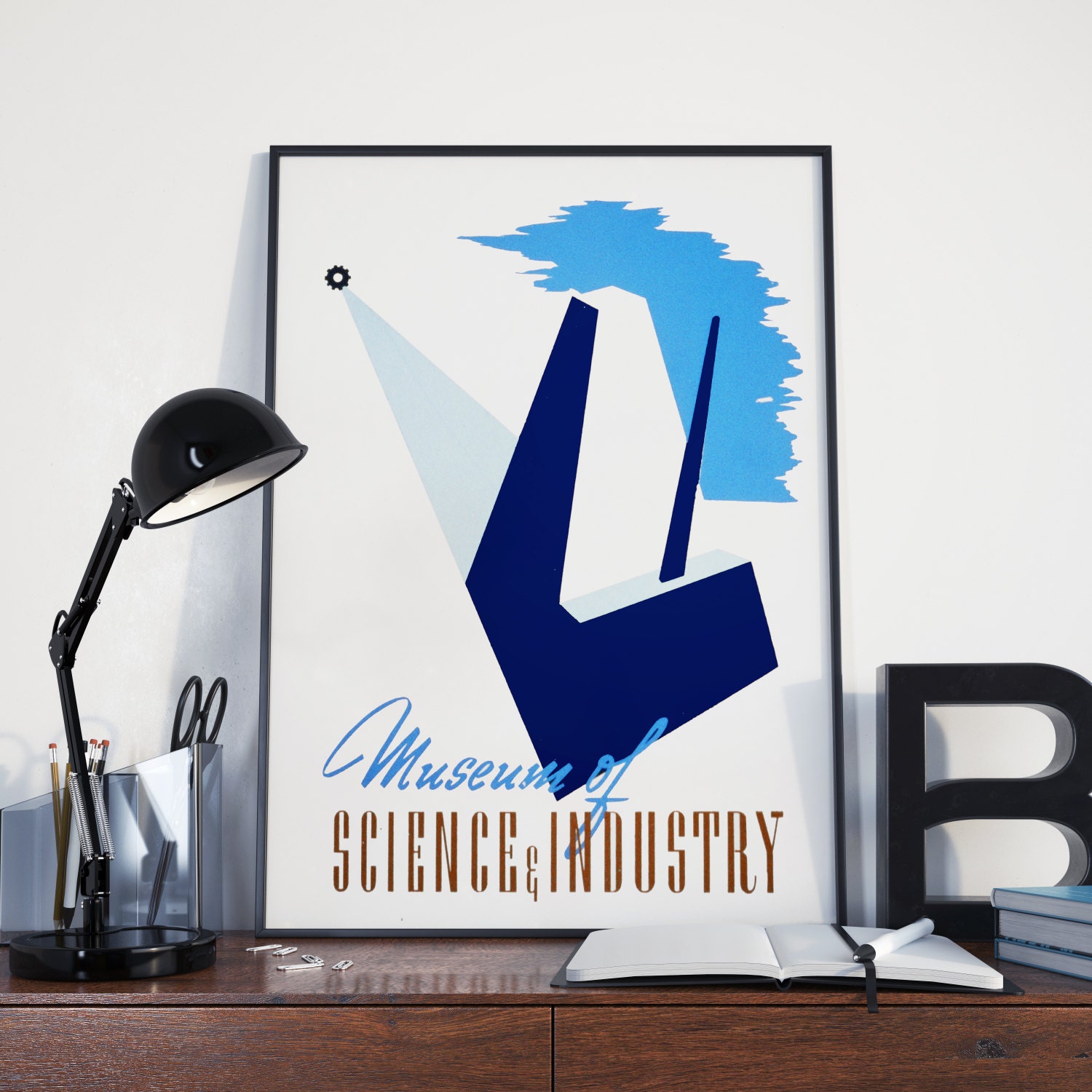 VINTAGE SCIENCE MUSEUM Poster Print Museum of Science & | Etsy