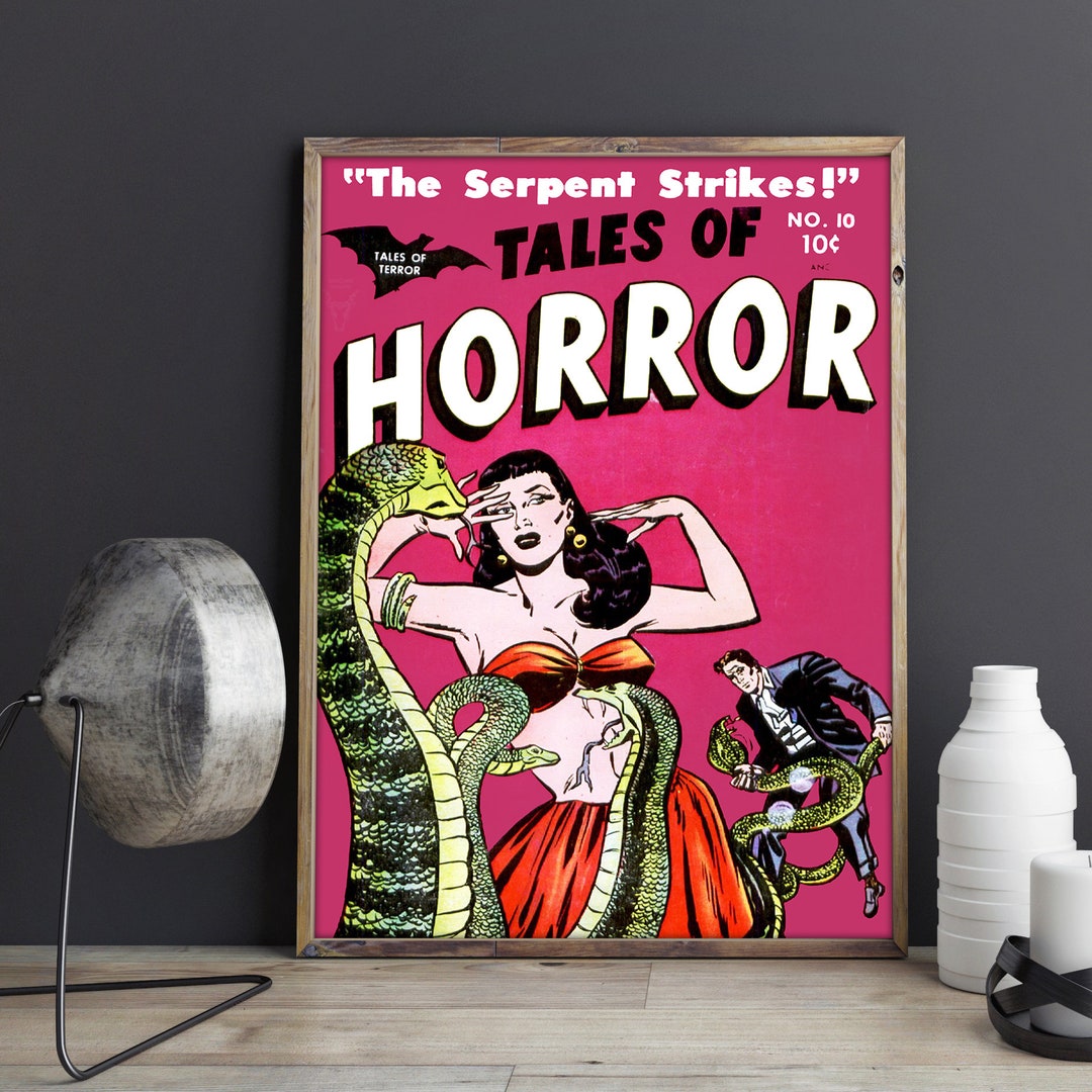 Vintage Horror Movie Poster - Tales of Horror Vintage Art Print ...