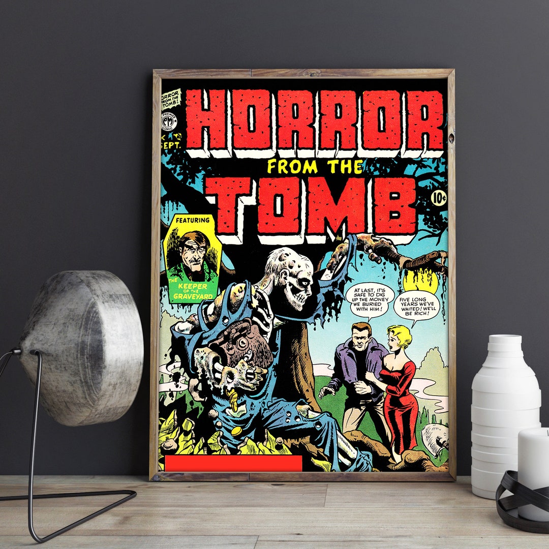 VINTAGE HORROR Horror From the Tomb Art Print - Vintage Poster ...