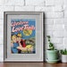 Vintage Western Poster - Western Love Trails Old West Cowboy Wild West ...