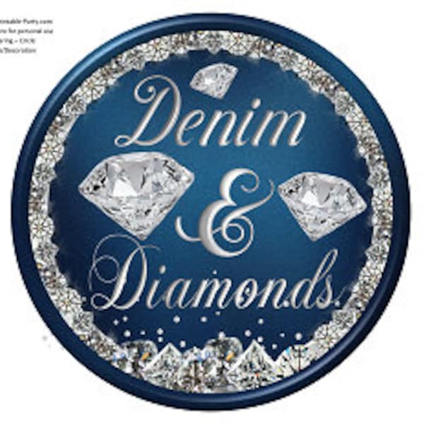 Denim and Diamonds - Etsy