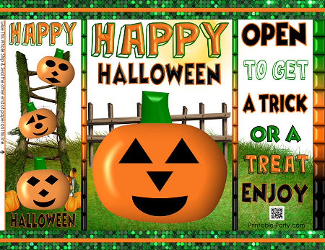 Halloween Printable Potato Chip Bags | Pumpkin Patch Jacko Lantern Gift ...