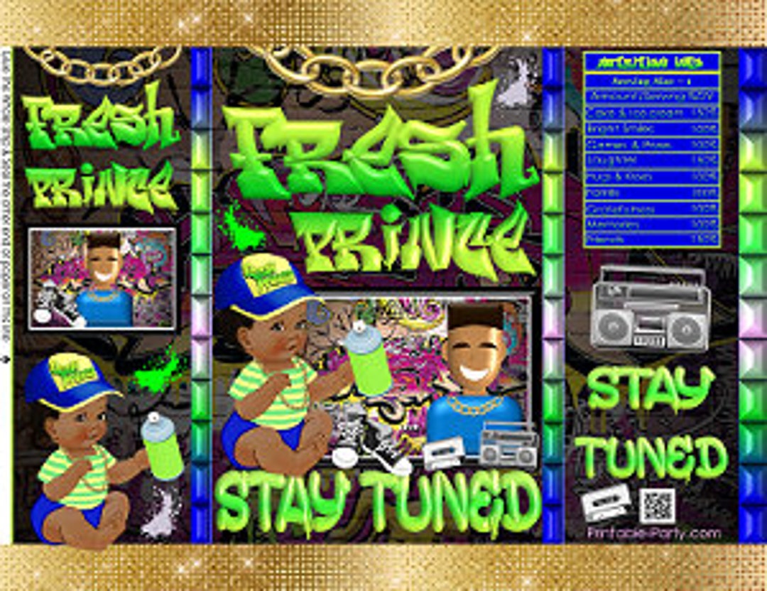 Printable Potato Chip Bags | Fresh Prince Hip Hop Throwback 90's Baby ...