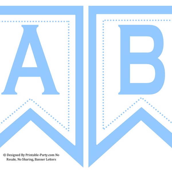 Light Blue Banner - Etsy