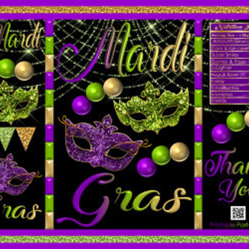 Mardi Gras Favor - Etsy