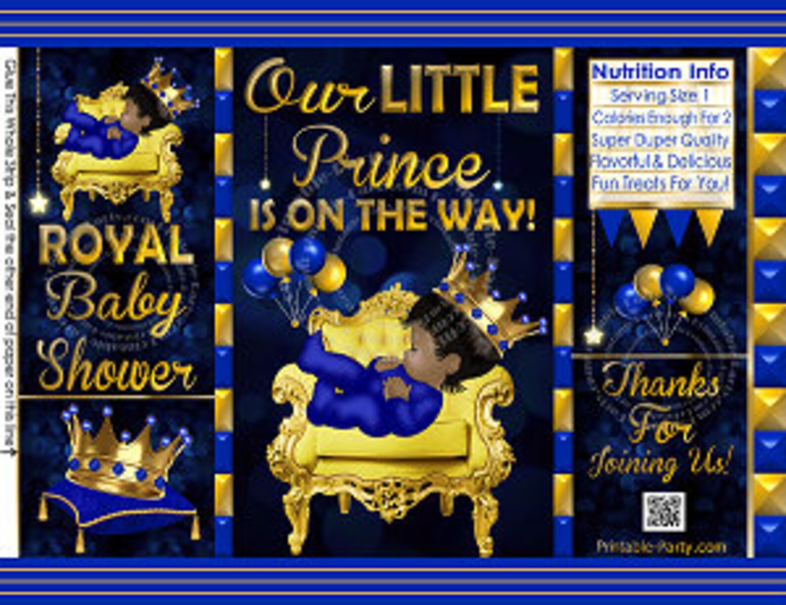 Printable Chip Bags Prince Boy Chip Bags Ethnic African - Etsy