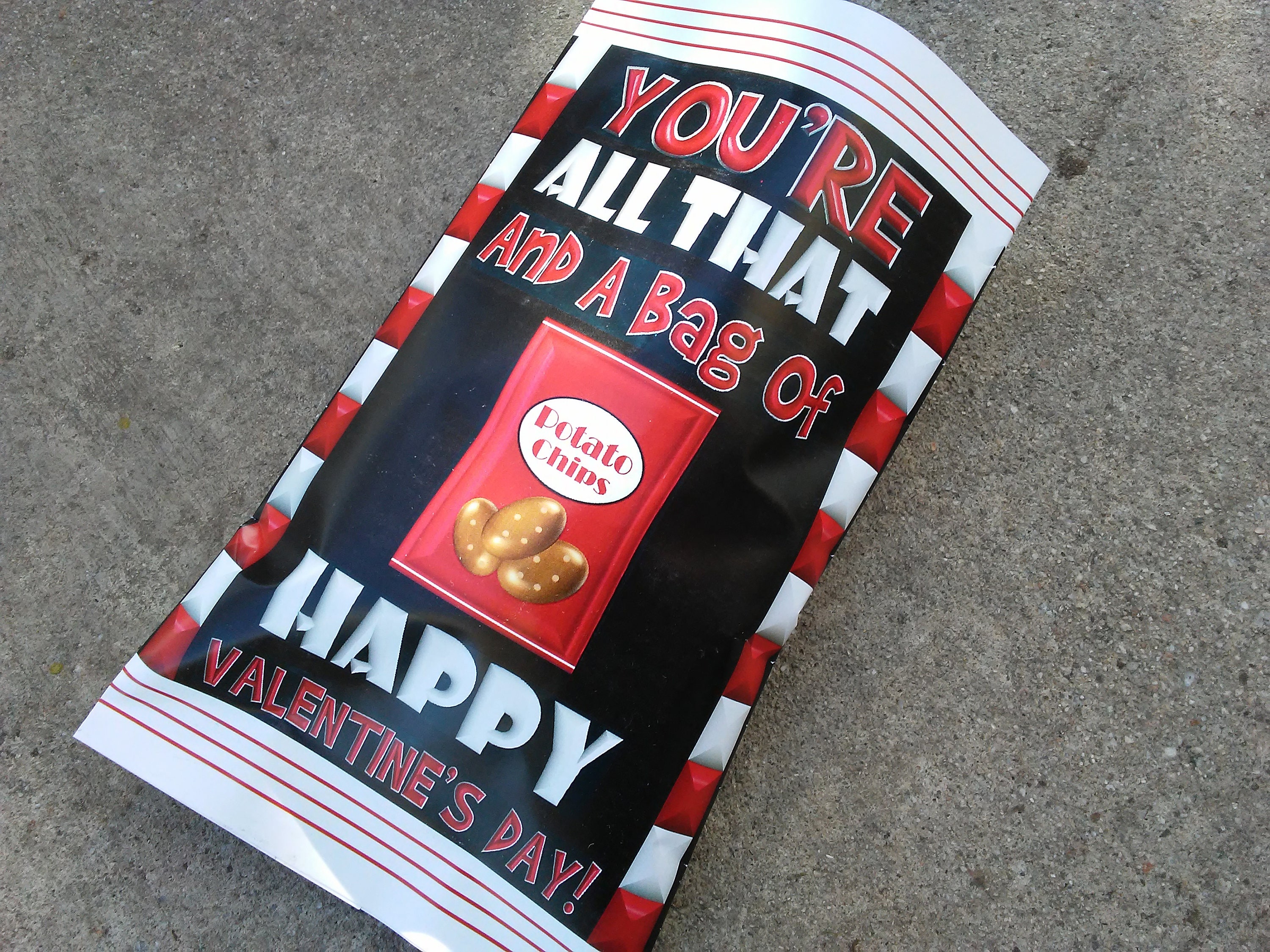 Printable Valentine's Day Treat Gift Bags | Etsy