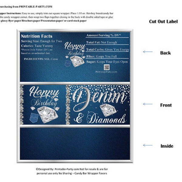 Denim and Diamond - Etsy