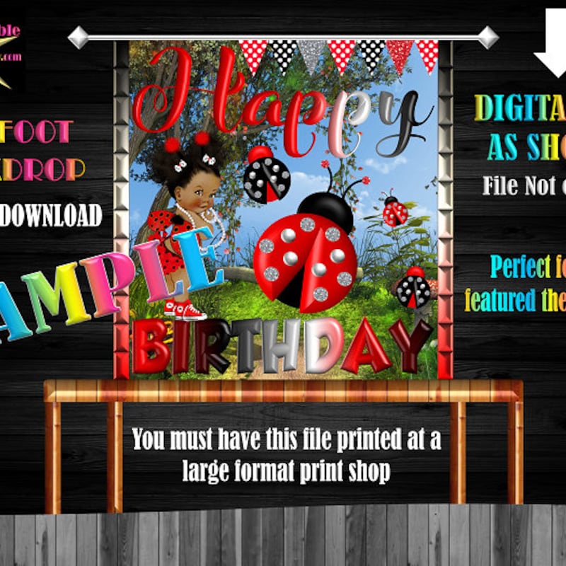 Ladybug Banner - Etsy