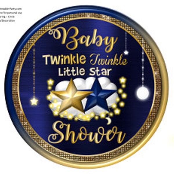 Twinkle Twinkle Little Star Baby Shower Invitation - Etsy