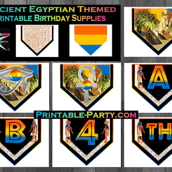 Ancient Egyptian Birthday Party Decorations - Etsy