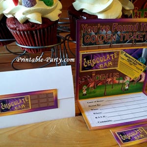 Chocolate Factory Theme Printable Party Supplies Decorations Candyland ...