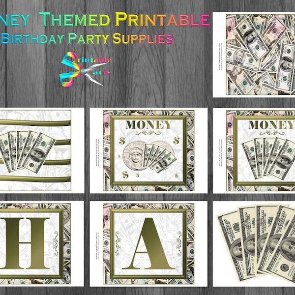 Money Theme Birthday Party Decorations - Etsy