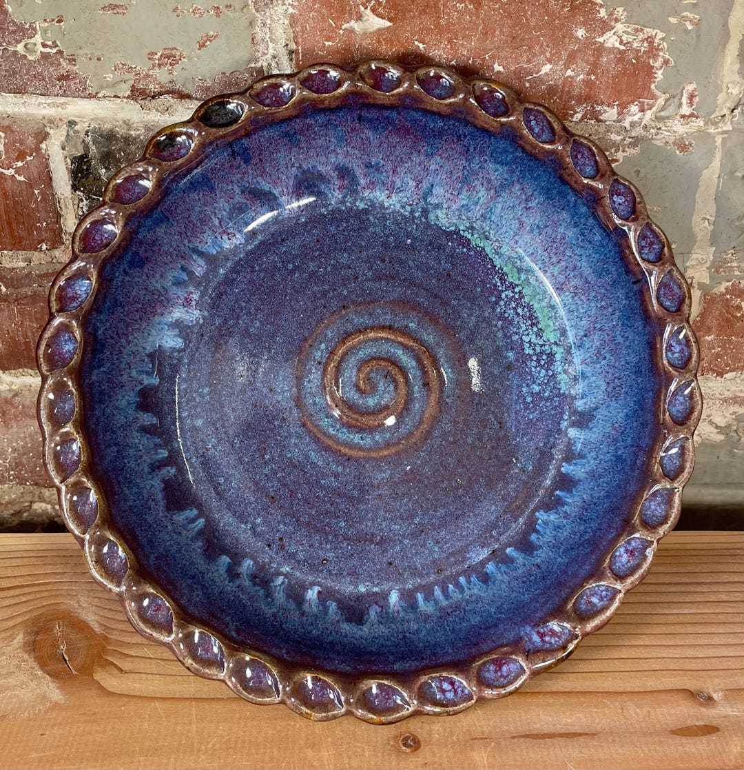 Wheel Thrown Stoneware Pie Plate - Etsy