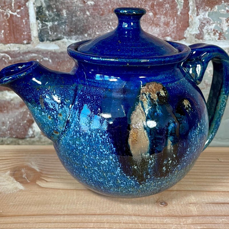 Stoneware Teapot - Etsy