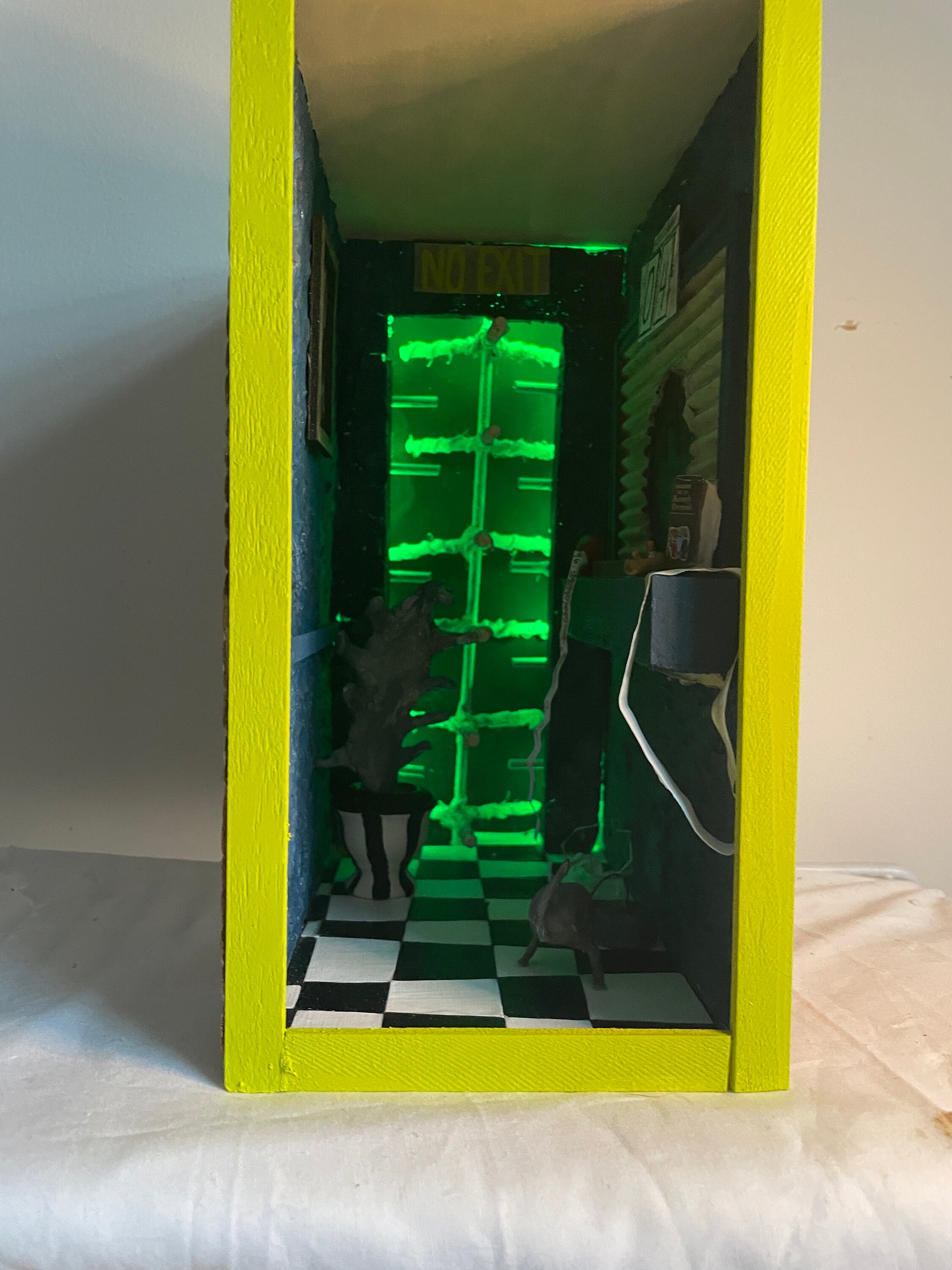 Beetlejuice Inspired Book Nook. Tim Burton Shelf Insert Diorama - Etsy