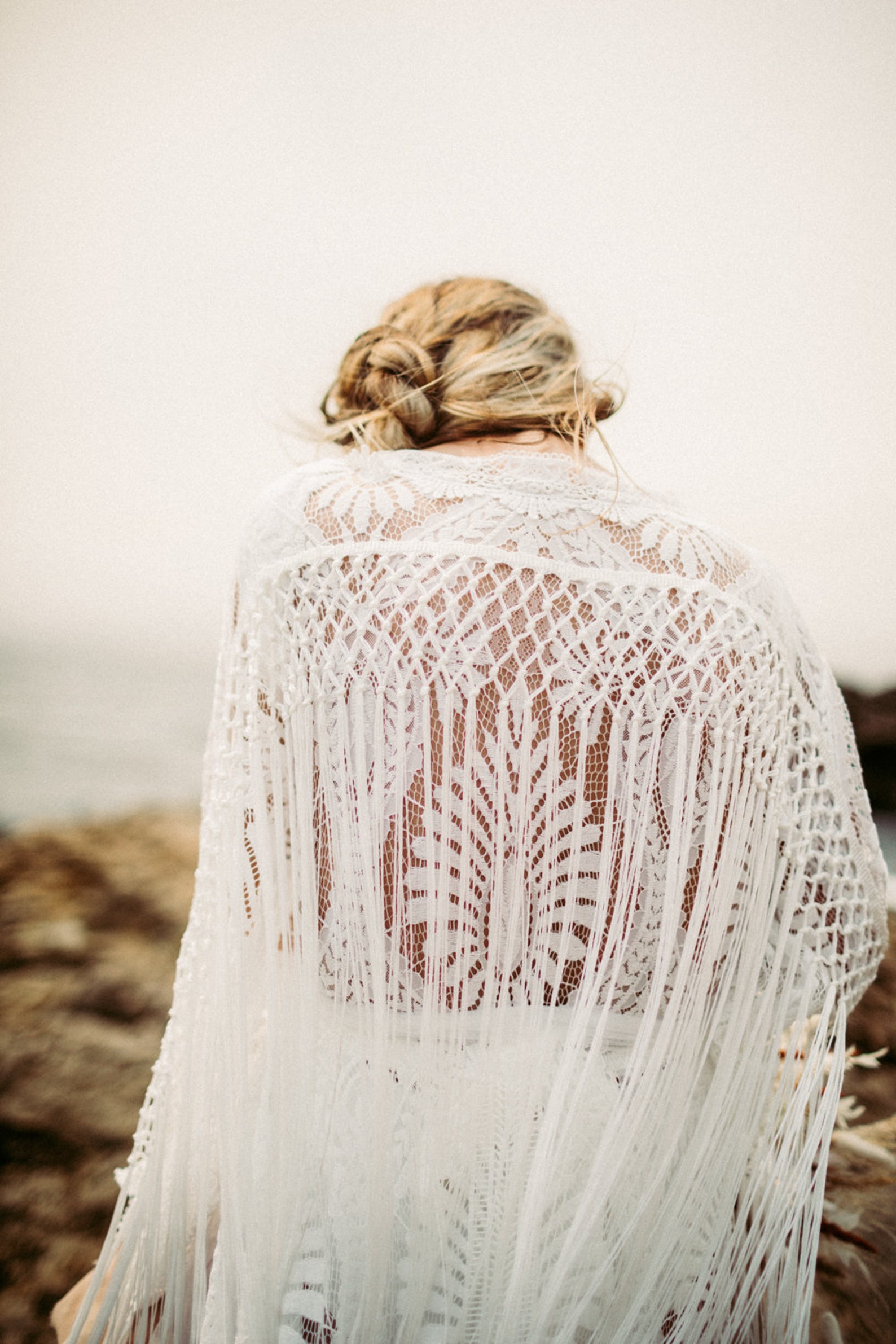 Luna Robe Flutter Dress Vintage-inspired Lace BOHO Dress | Etsy