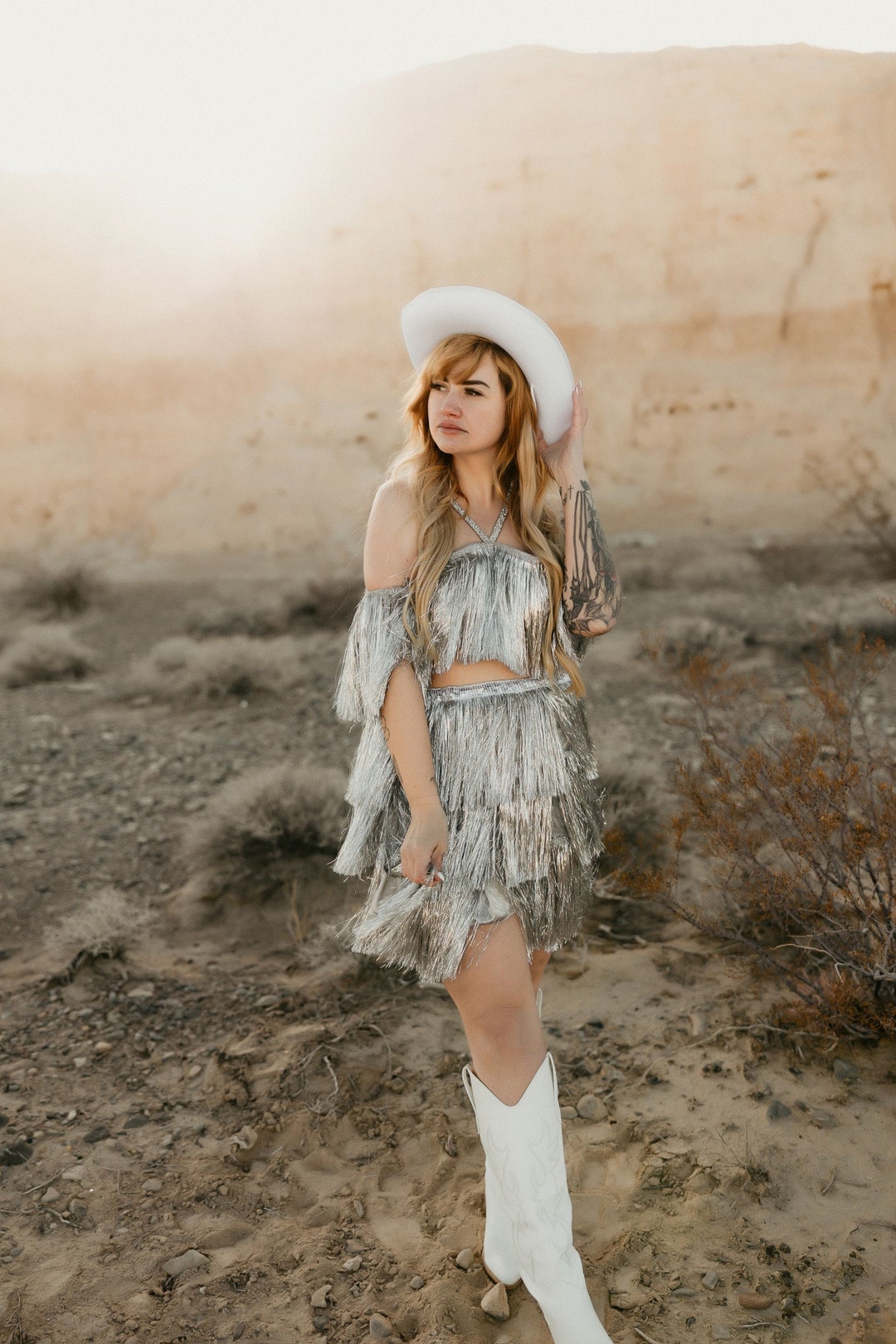 Lonestar Skirt Set Silver Flutter Dress Sequin Magical Dresses for ...