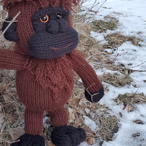Sasquatch Circular Knitting Machine Pattern Pdf, Bigfoot, Yeti ...
