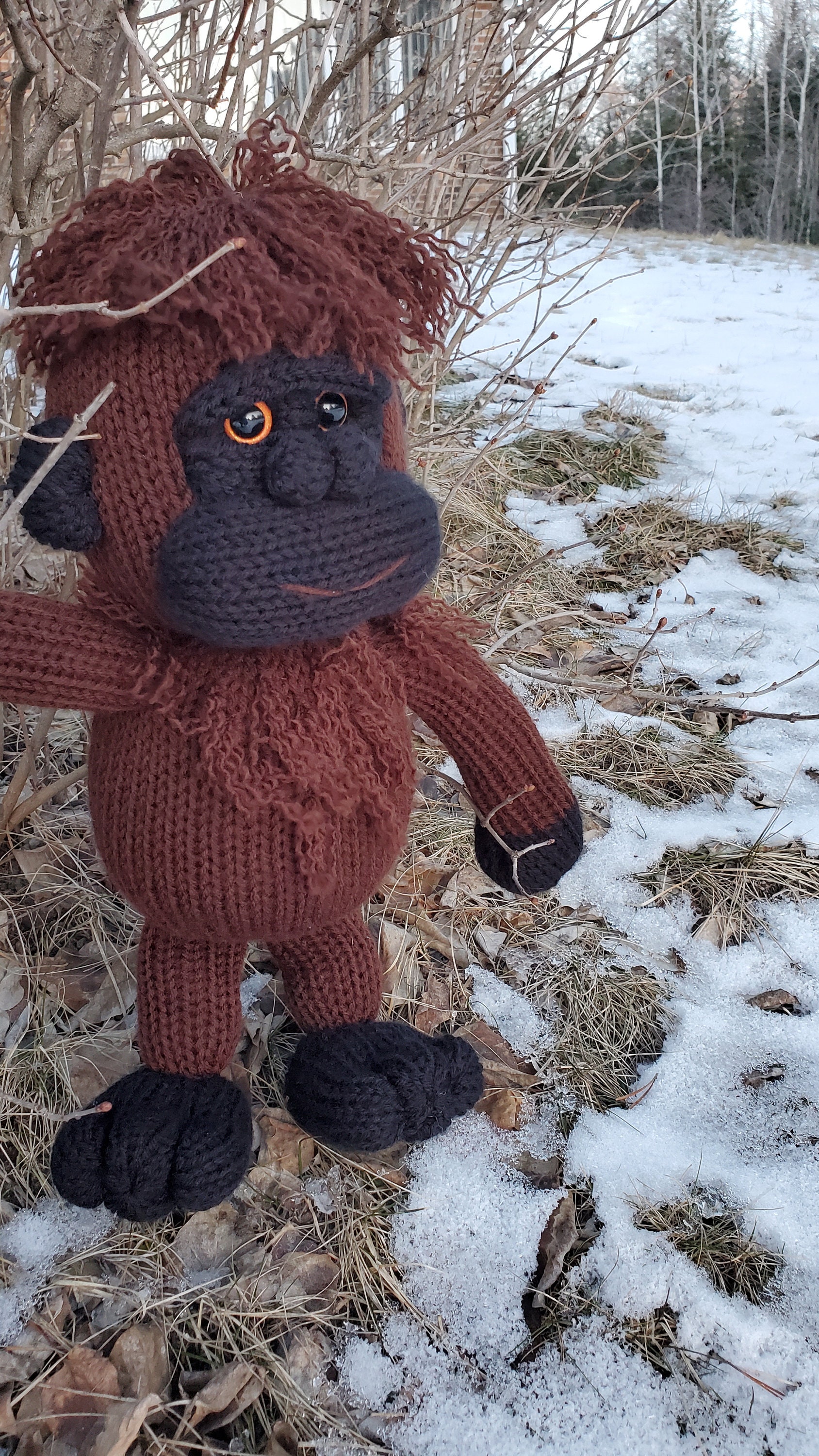 Sasquatch Circular Knitting Machine Pattern Pdf, Bigfoot, Yeti ...