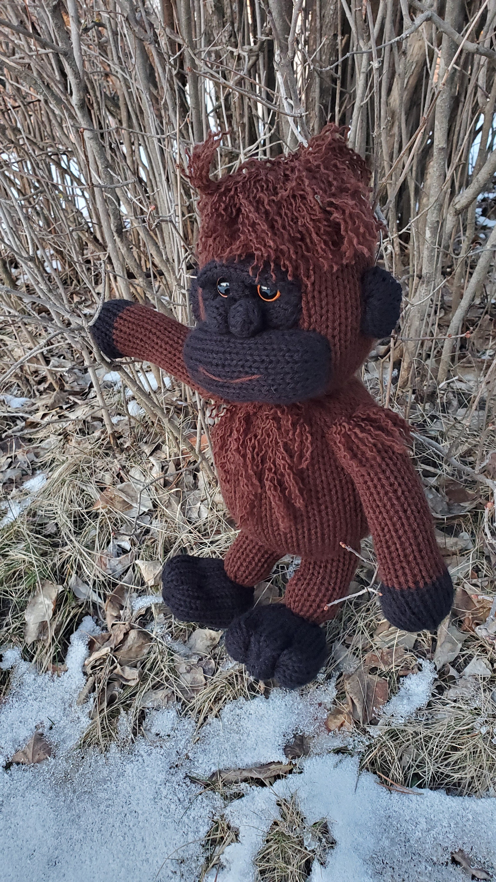 Sasquatch Circular Knitting Machine Pattern Pdf, Bigfoot, Yeti ...