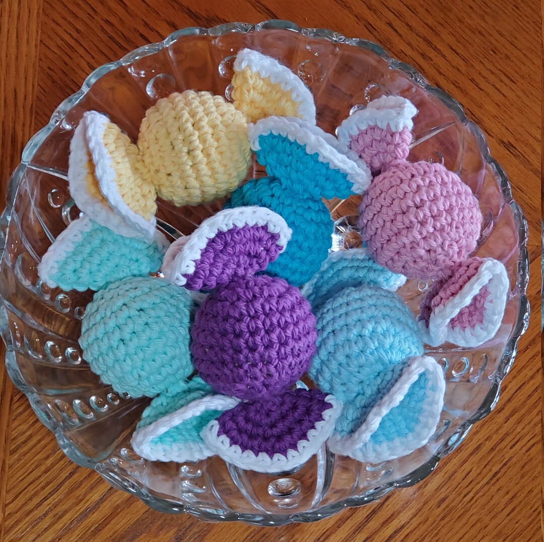 Crochet Catnip Salt Water Taffy Candy Toys With Rattles - Etsy