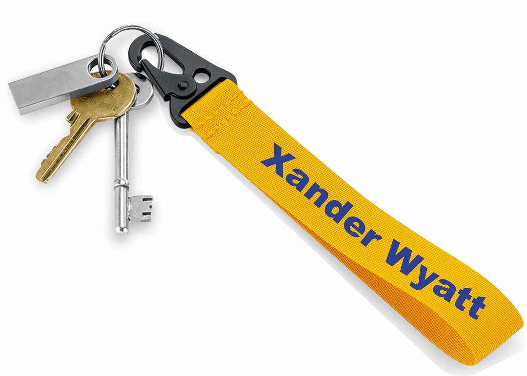Personalised Key Ring / Key Chain / Running Strap / Bag Tag / Key Wrist ...