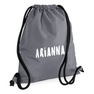 Premium Draw-string Bag Personalized / Printed With Name - Backpack ...