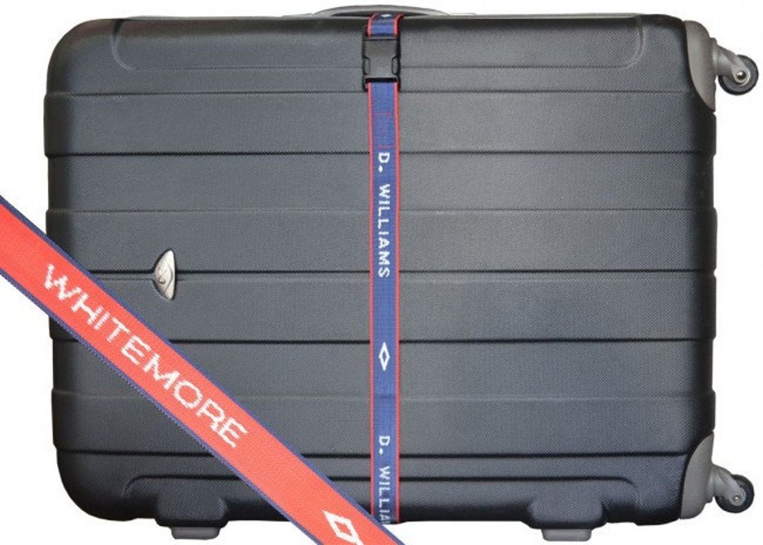 Personalized Luggage / Case Straps With Woven Name, High Quality Woven ...