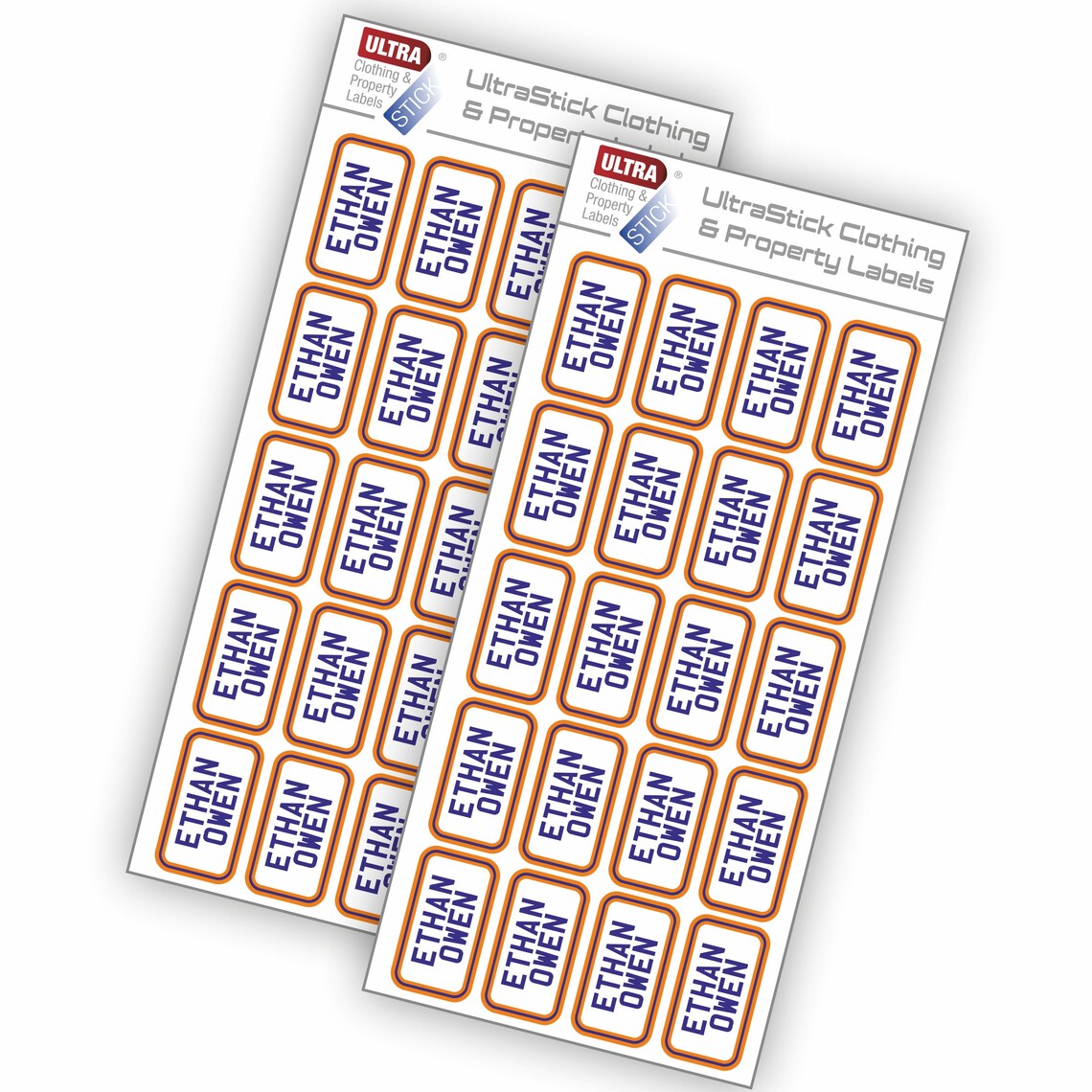 Ultrastick™ Waterproof Clothing and Property Nametapes/name Tags Labels ...