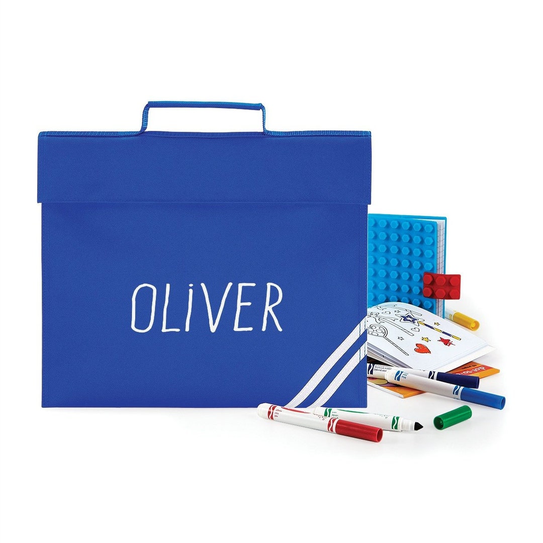 Personalised Bookbag Printed With Name, These Personalized Book Bags ...