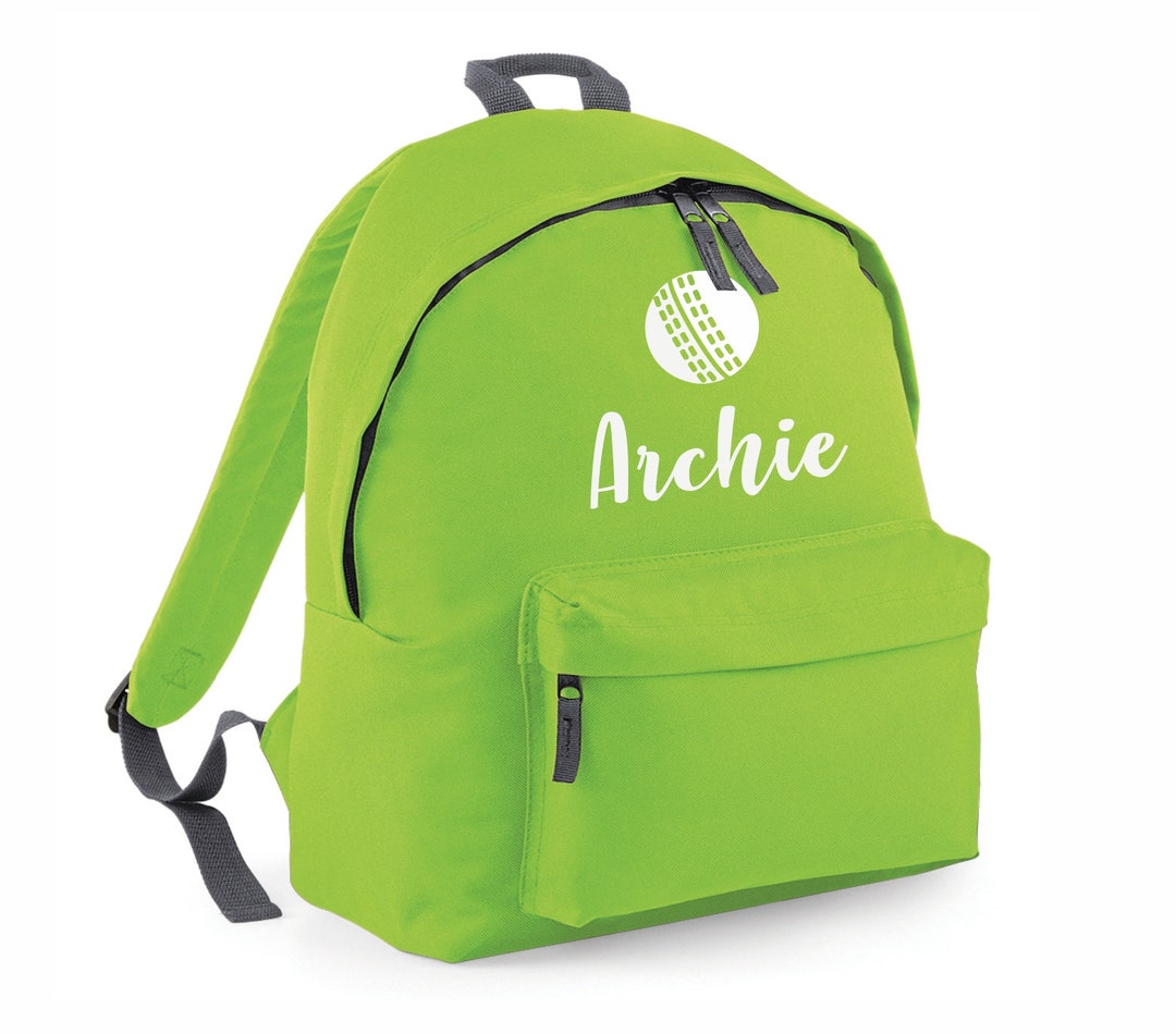 Personalized Backpack Printed With Name - Lime Green - Etsy