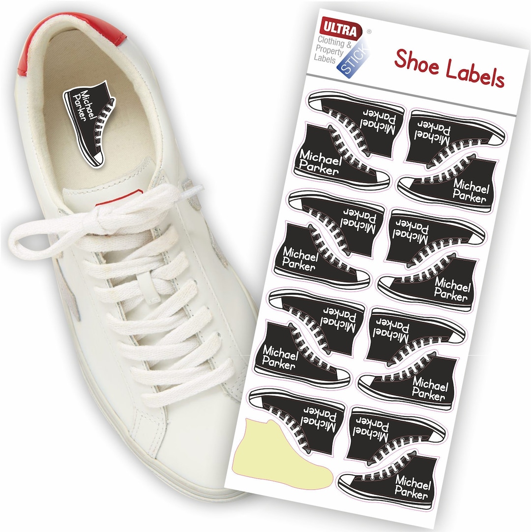 Ultrastick Shoe Nametapes Personalized With Name These Tapes Are Easy ...