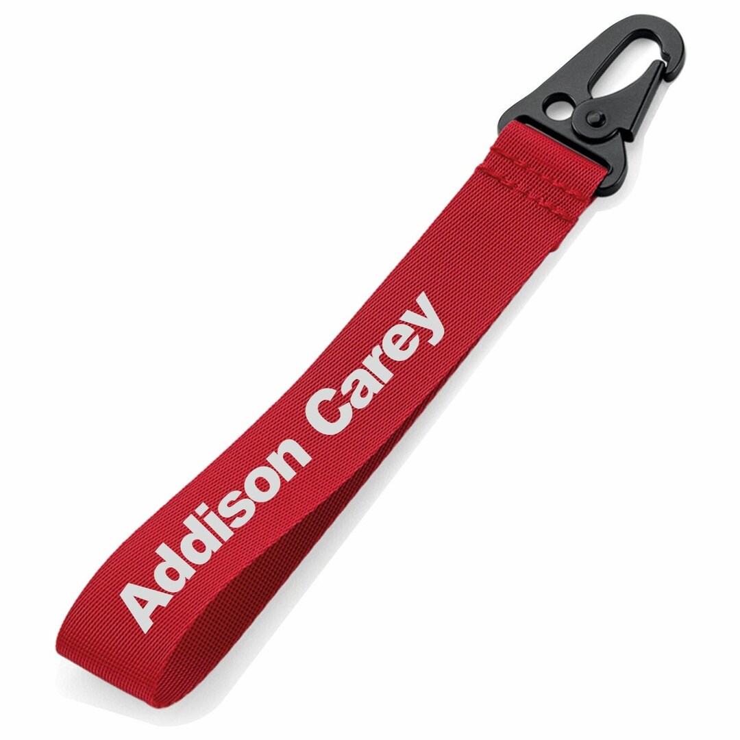 Personalised Key Ring / Key Chain / Running Strap / Bag Tag / Key Wrist ...