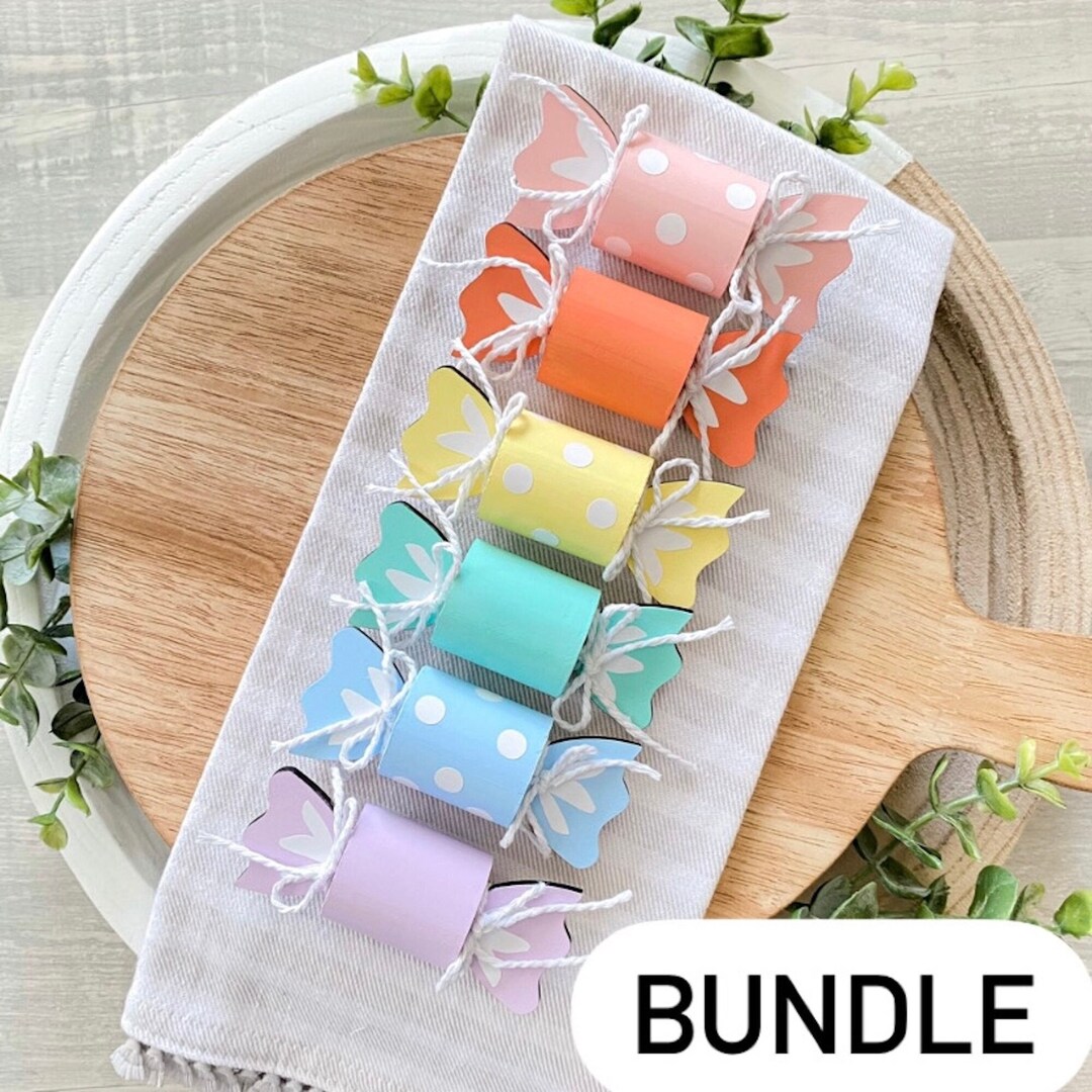Wooden Easter Candy Bundle, Faux Easter Candy, Wooden Easter Candy ...