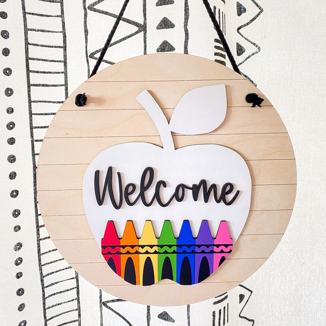 Welcome Classroom Sign Teacher Classroom Sign Welcome School - Etsy ...
