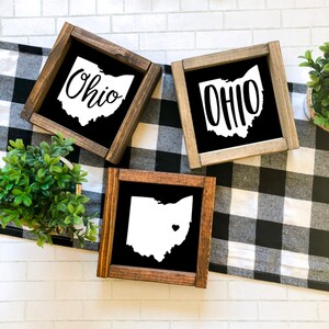 Ohio Farmhouse Signs Ohio Farmhouse Decor Ohio State Signs - Etsy