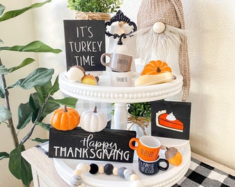 Personalized Pie Baking Signs Set of 5 Tiered Tray - Etsy