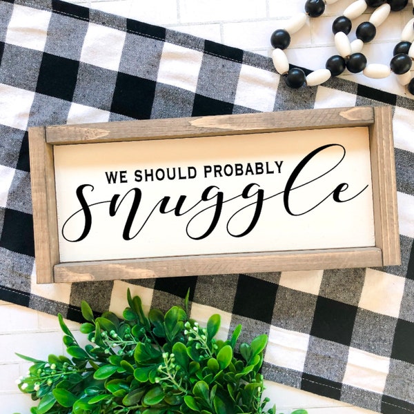 Snuggle Sign - Etsy
