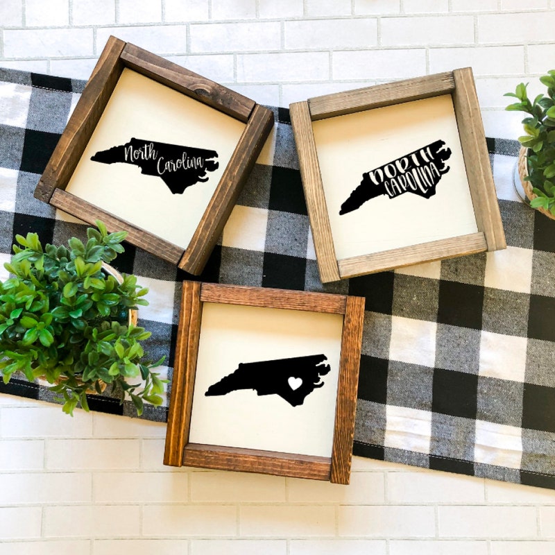 North Carolina Sign - Etsy